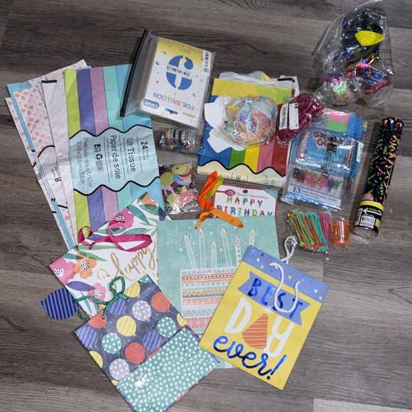 Party Supplies | Mega Birthday Bundle Blue And Yellow Party Decorations ...